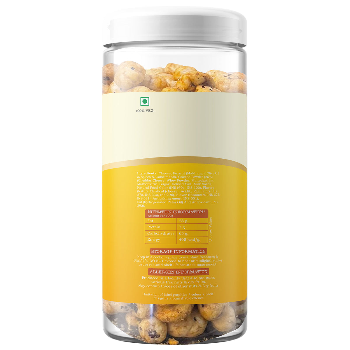 Pushti Cheese Flavour Makhana – Pushti Nuts