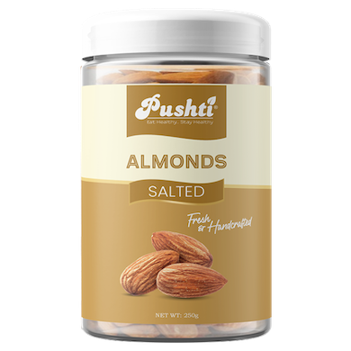 Pushti Salted Almonds – Pushti Nuts