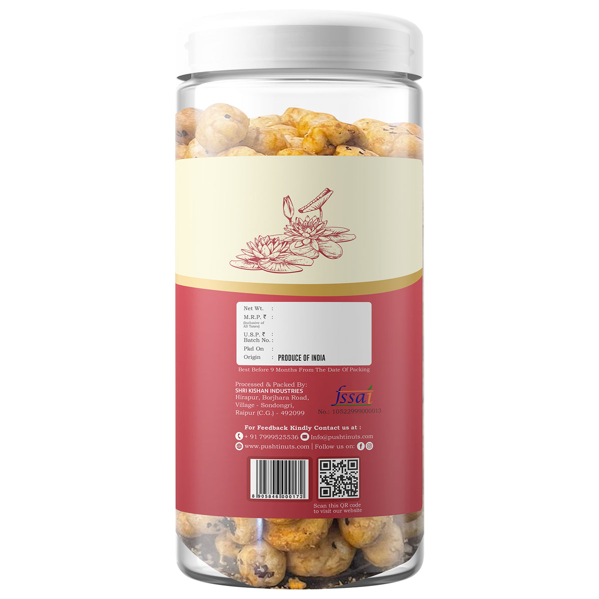 Pushti Tomato Flavour Makhana – Pushti Nuts