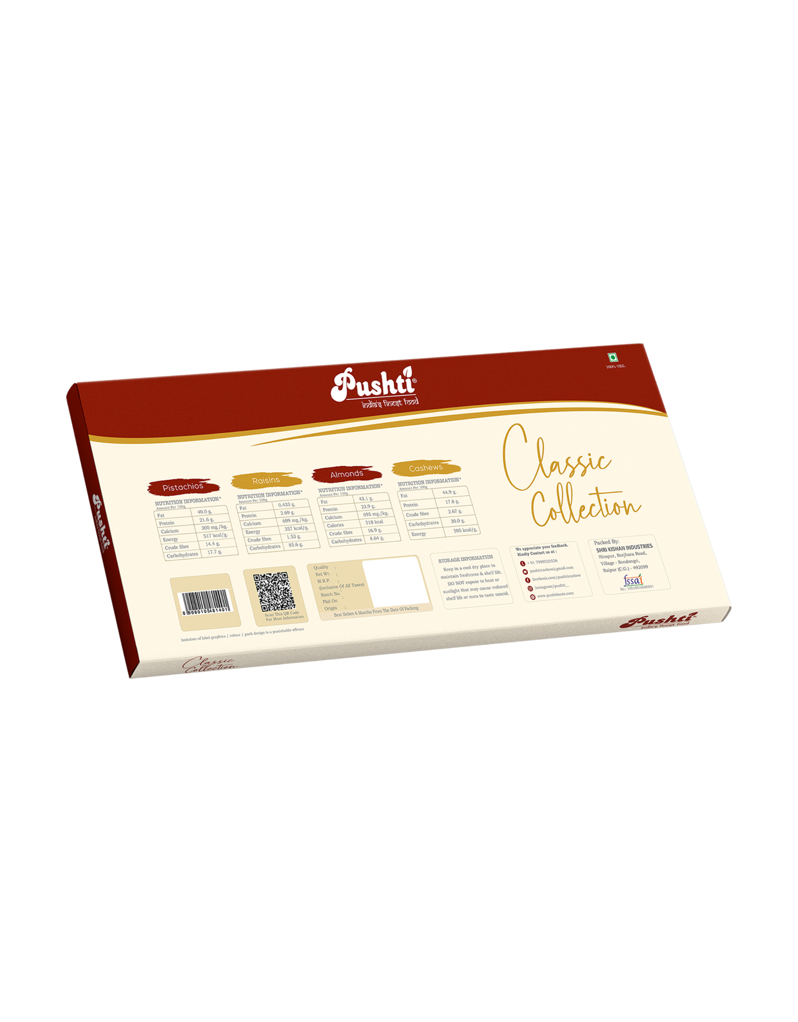 Pushti Classic Collection - 400G – Pushti Nuts